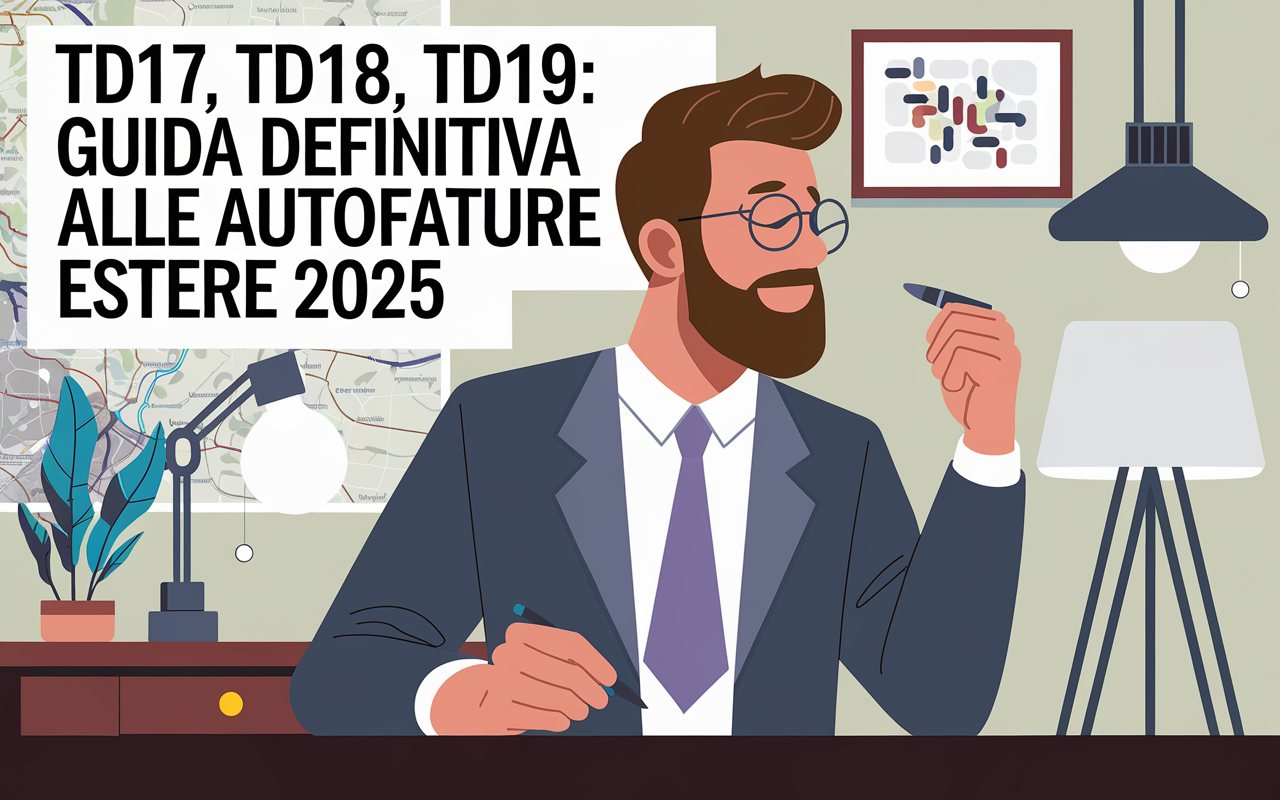 TD17, TD18, TD19: Guida Definitiva alle Autofatture Estere 2025